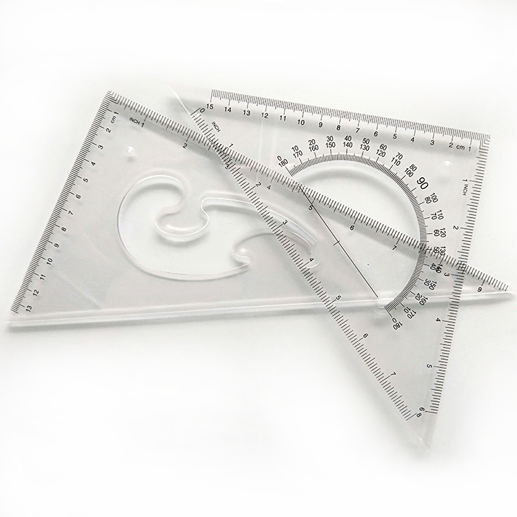 Plastic Triangle Rulers - Precision and Versatility