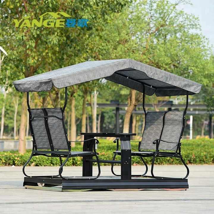Outdoor Glider Rocking Swings with Cushions - Durable & Stylish