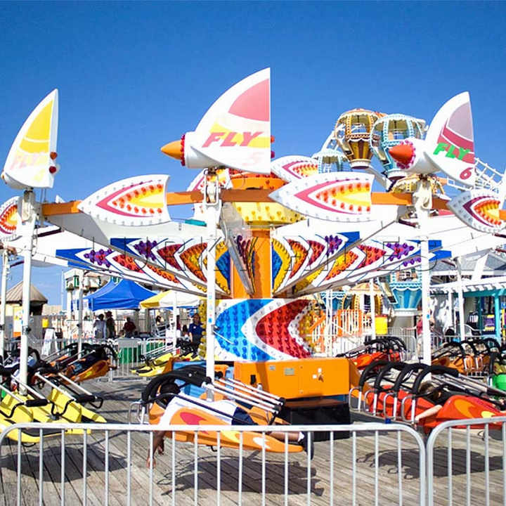 Double Flying Chair Lifting Paratrooper - Fun Amusement Ride