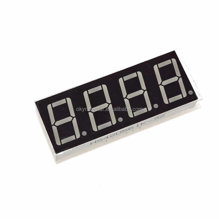 0.56" 4-Digit 7 Segment Digital Display Module - Common Anode/Cathode - OEM
