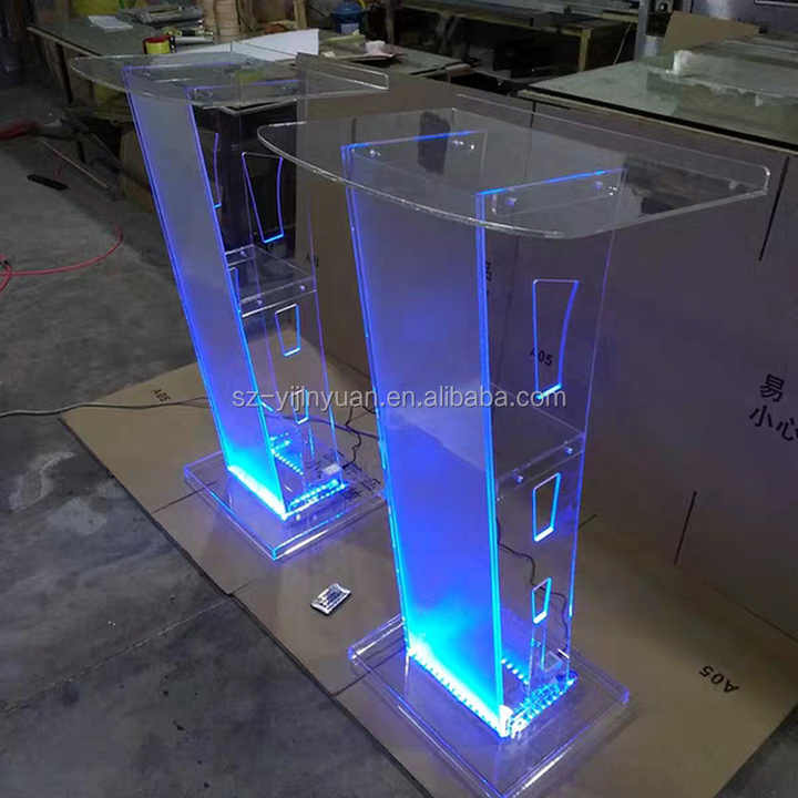 Acrylic Platform Podium Pulpit Lectern - Modern & Eco-friendly