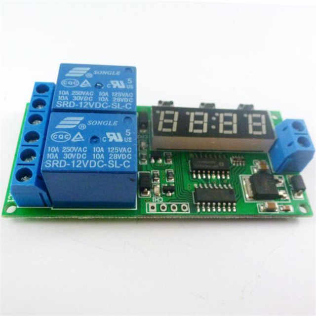12V 2 Channel Timer Switch Control Motor - Reliable & Efficient
