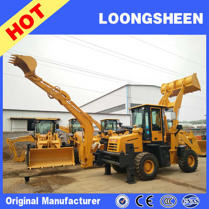 Mini Backhoe Loader with Fully Hydraulic System - Excavator Machinery, OEM