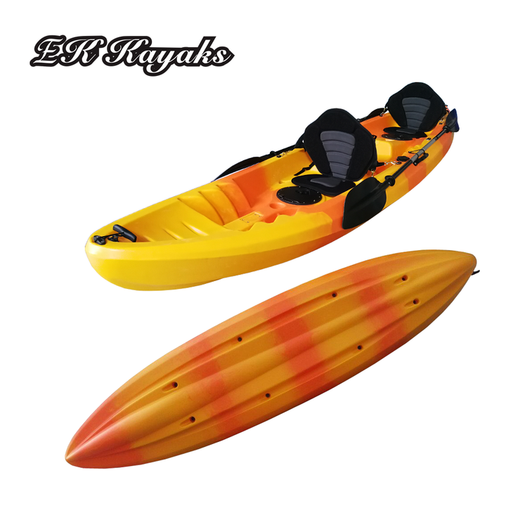 2 Person No Inflatable Double Sit on Top Family Kayak