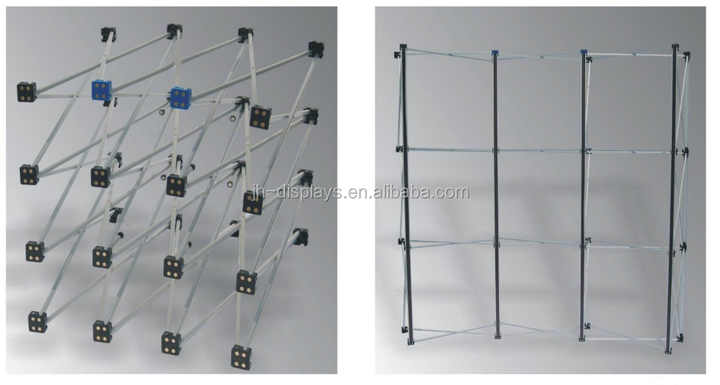 Curved PVC Portable Spring Pop up Stand - Exhibition System