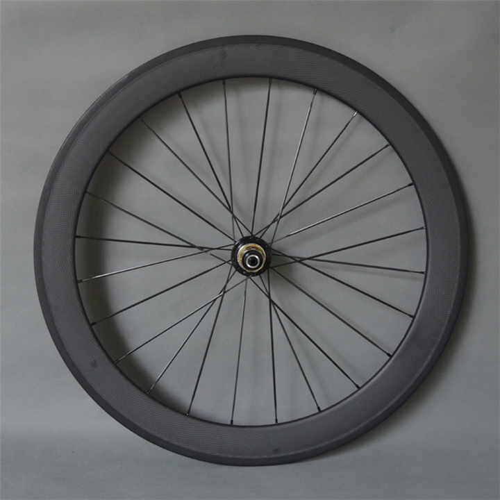 CarbonBikeKits 60mm deep clincher carbon wheelset road bicycle wheels ...