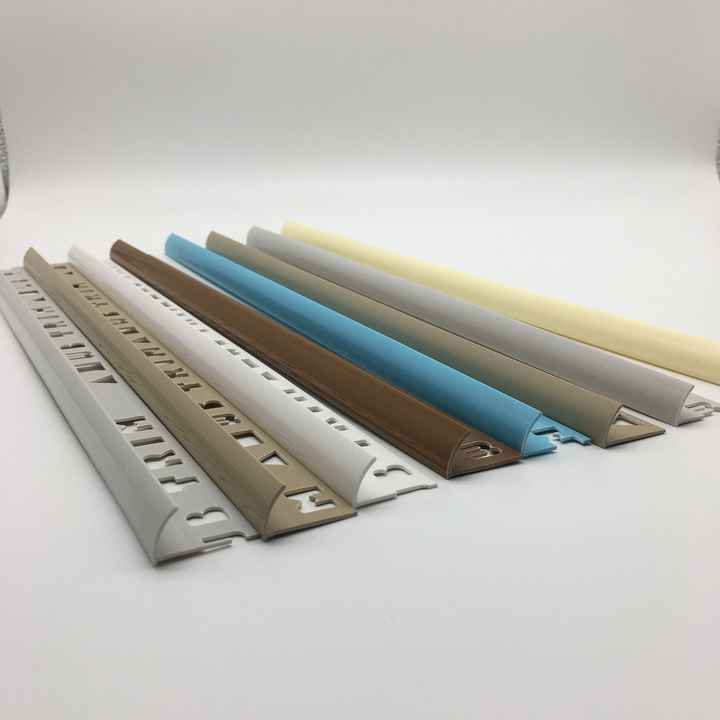 10mm PVC Open Tile Trim - Modern Corner Trims for Tiles