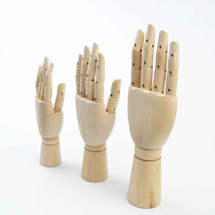 Drawing Wood Hand Model Mannequin - Flexible & Eco-friendly