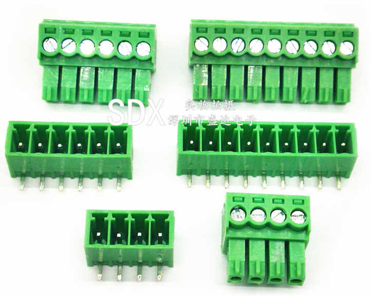 3.5MM Terminal Block PCB Pluggable Connectors - Right Angle