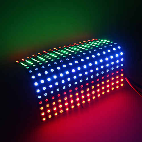 apa102c 3D LED light Matrix flexible screen panel 256 leds| Alibaba.com