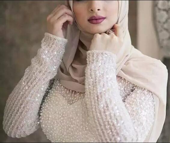Arabic Wedding Veils - Elegant Muslim Bride Accessories