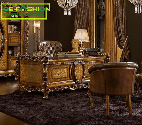 OE-FASHION Custom Royal Executive Office Table CEO High End