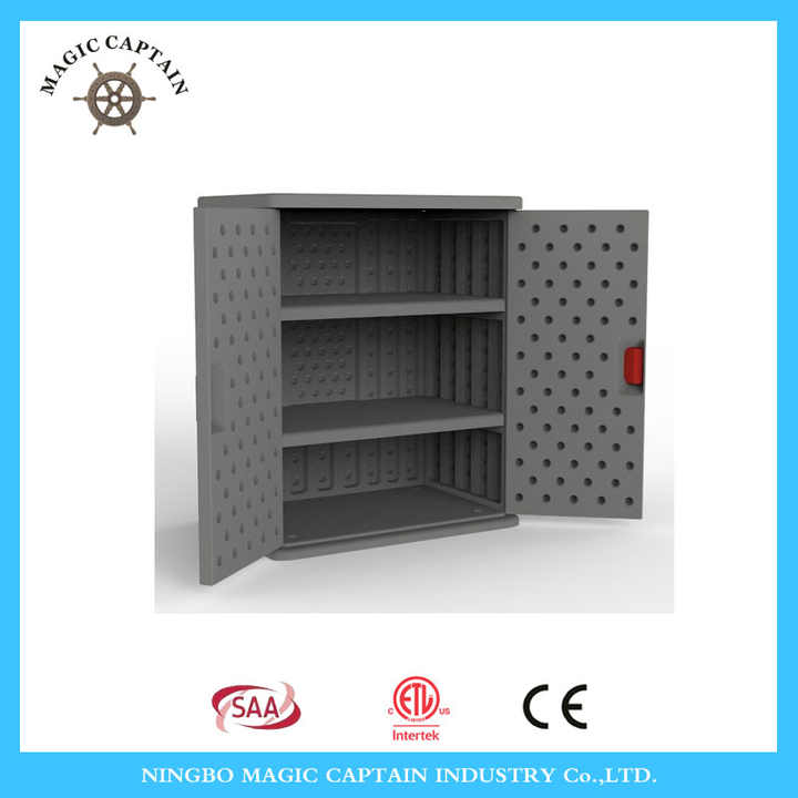 HDPE Plastic Outdoor Storage Cabinet - Garden Shed