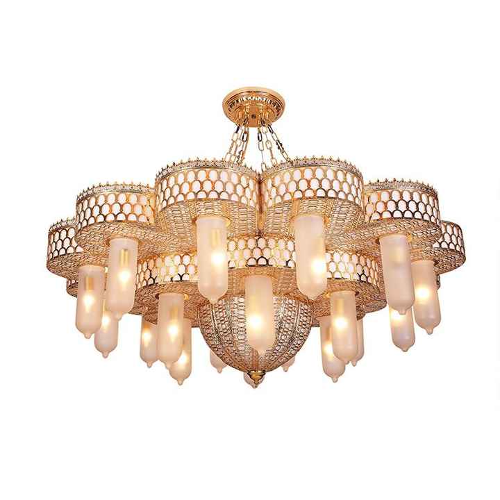 Arabic Style Muslim Project Large Iron Mosque Chandelier