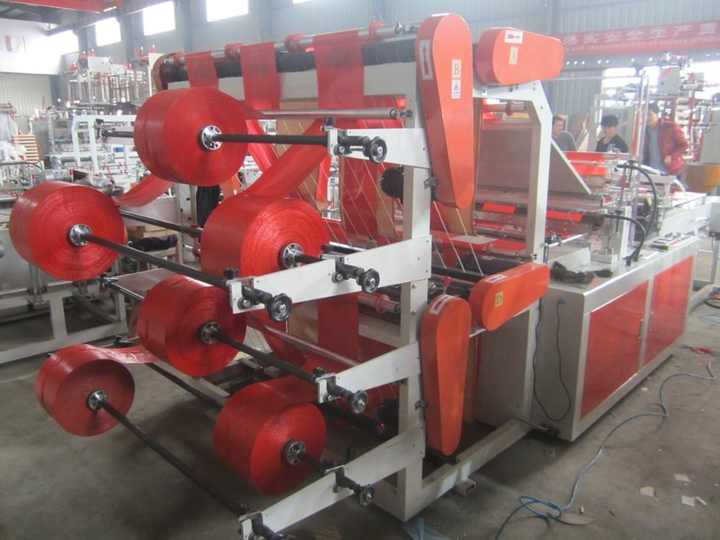 High Efficiency Shopping Bag Making Machine with Servo Motor