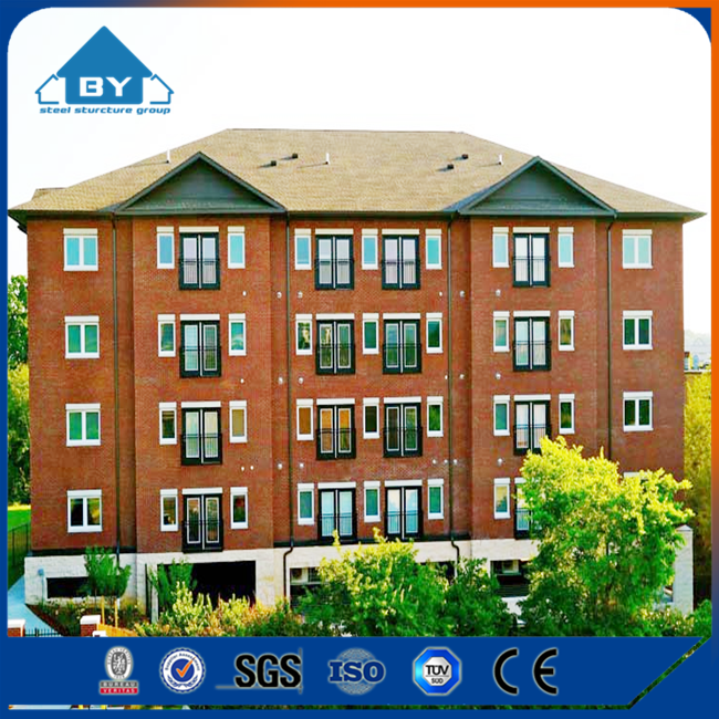 Modern Design High Rise Prefab Apartment Building - Steel Structure
