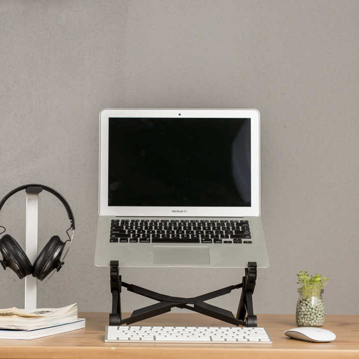 Carbon Fiber Reinforced Nylon Laptop Stand Foldable Height Adjustable ...