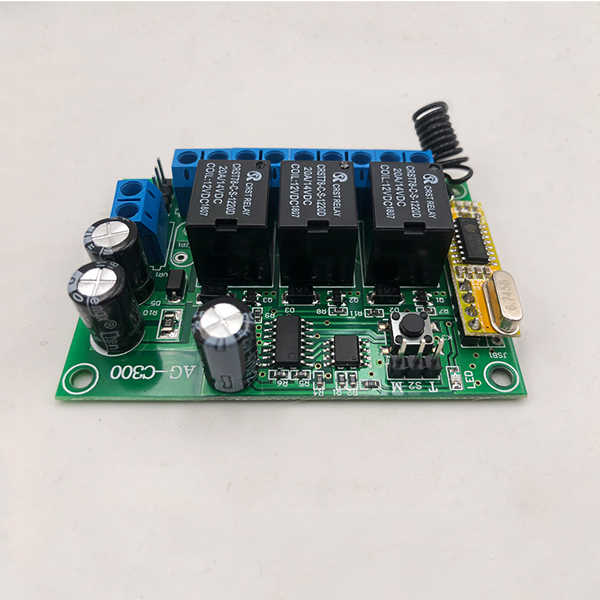 3 Channel Relay Module - Remote Control Switch, 12V Relay