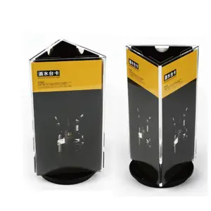 Buy Freestanding rotating acrylic brochure holder with Custom Designs ...