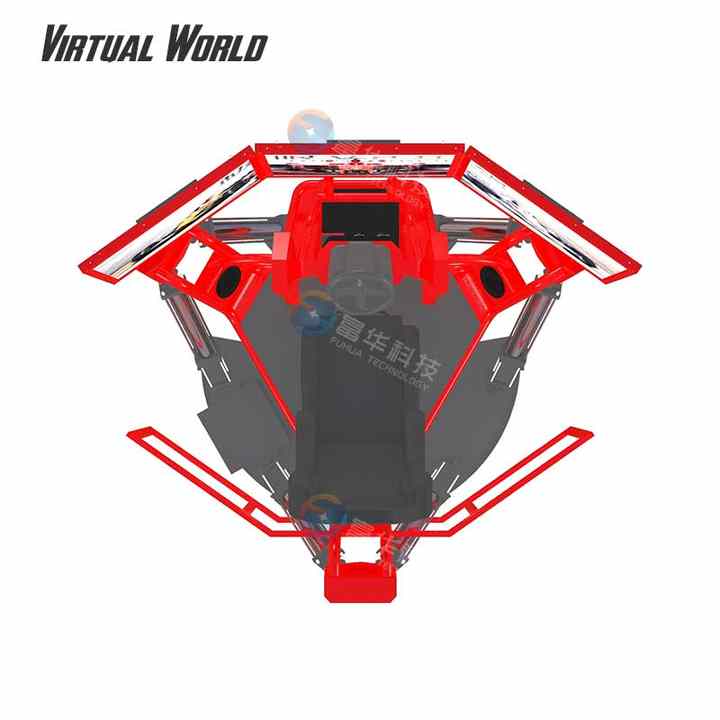 Indoor Virtual Reality Amusement - 9D VR Racing Car Simulator