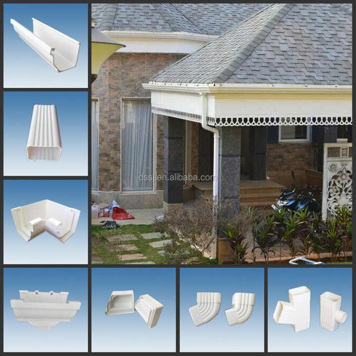 Durable PVC Rainwater Gutters - Half Round & Rectangular