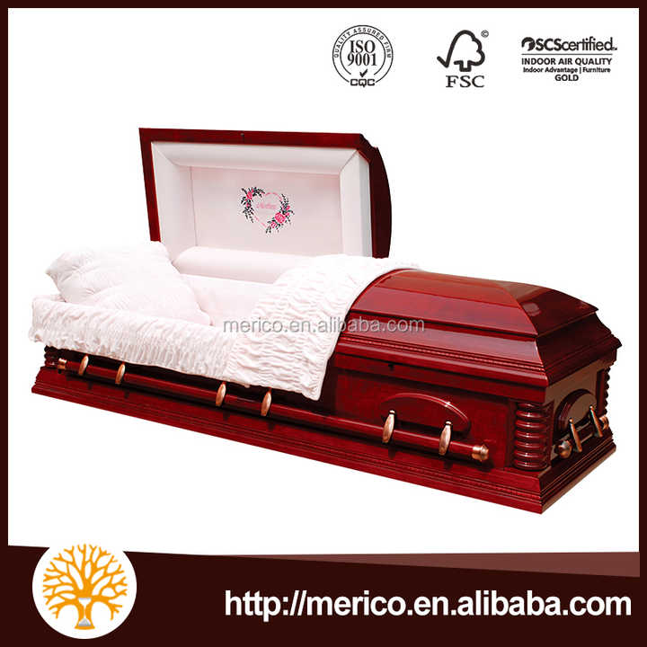 ESTHER CHERRY refrigerator coffin veneer funeral wood casket| Alibaba.com