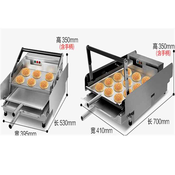 New Design Industrial Burger Bun Baking Machine Electric Bakery Oven ...