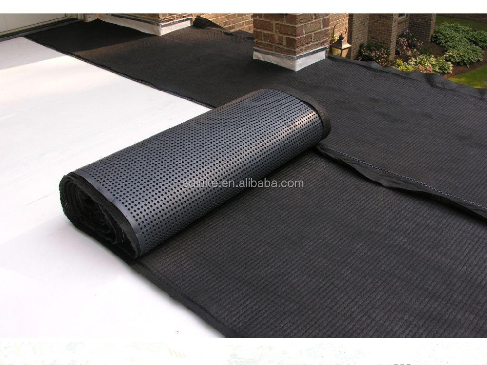 Verified Supplier Dimple Board Waterproof Roll Green Roof Compatible ...