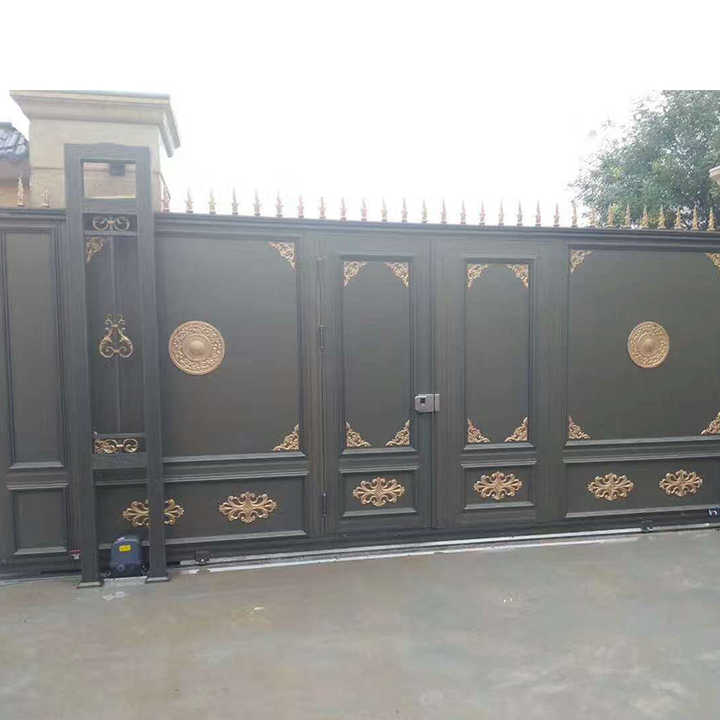 Aluminum Alloy Automatic Main Gate Designs for Villa