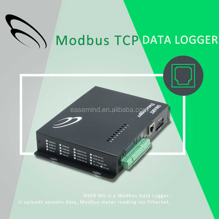 10 Input Digital Modbus Tcp Data Logger Modbus Led Controller