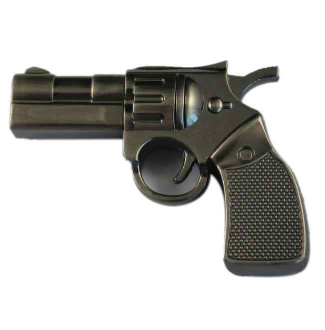 Secure Gun Shape USB Flash Drive - 2GB to 64GB Capacity