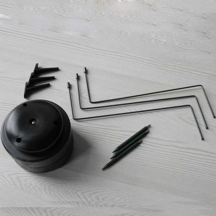 Triple Arm Pigeon Rotary Machine - Real Bird Decoy Stakes