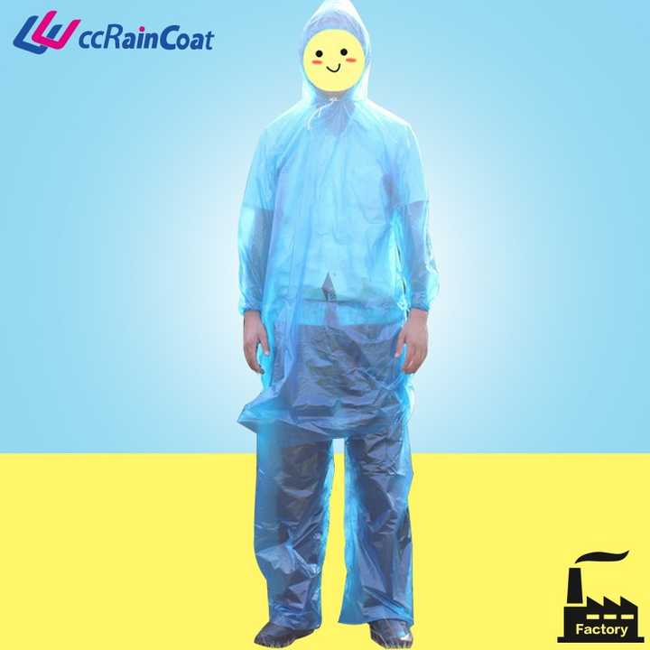 Clear plastic rain suit/clear plastic body suit/clear plastic suit ...