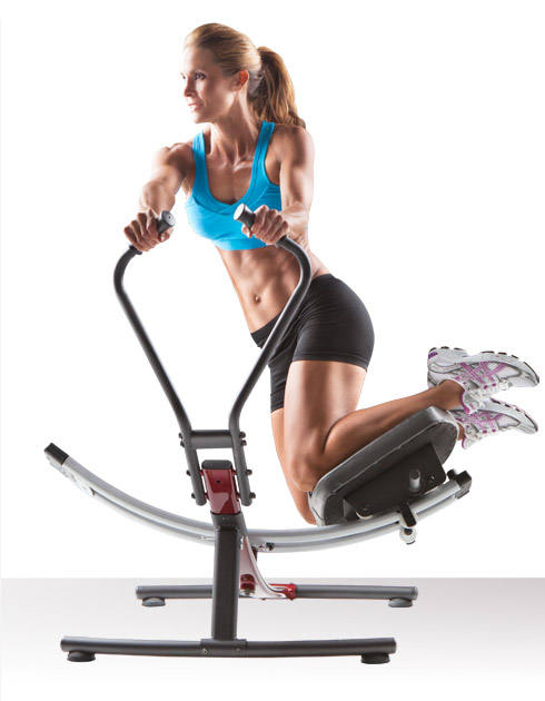 Ab Coaster Machine - Foldable Core Trainer for Home Gym