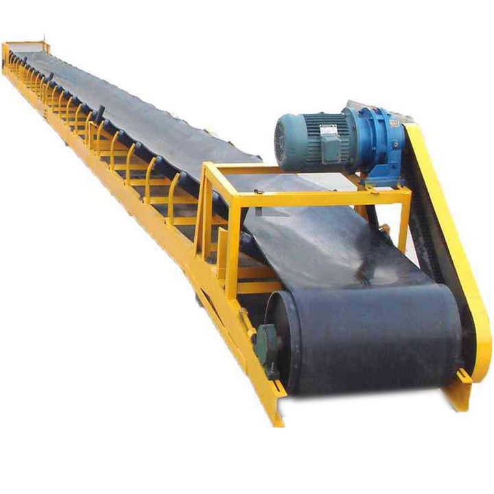 Belt Conveyor for Moving Gravel, Dirt, Sand, Rock, and Mud