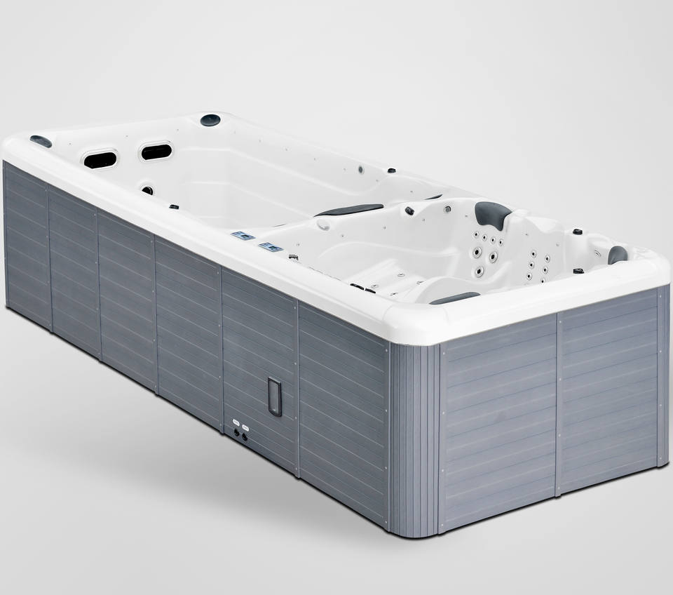 10 Person Outdoor Spa Hot Tub - Modern Swimspa Experience