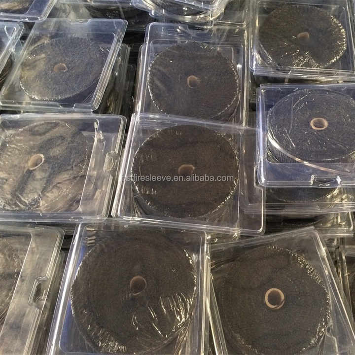 Downpipe High Temperature Protection Basalt Titanium Heat Shield ...