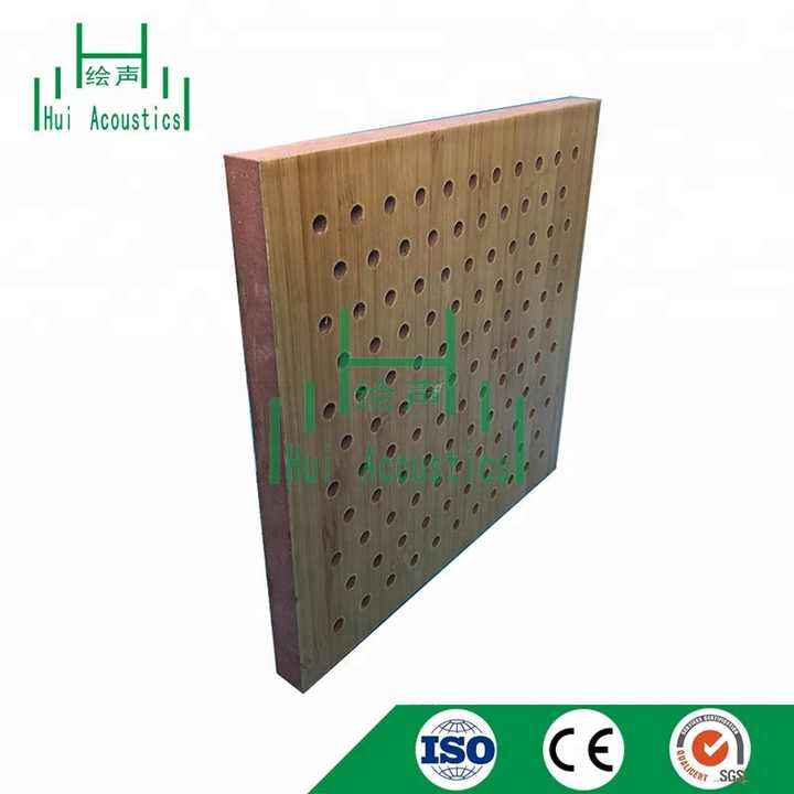 Interior MDF Perforated Acoustic Panels - Sound Absorption