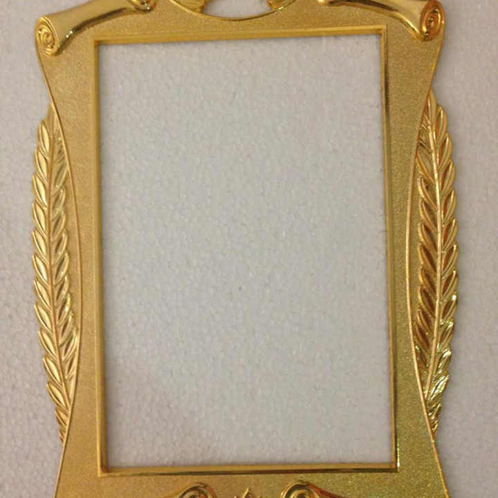 Custom Plastic Wooden Trophy Photo Frame for Certificates