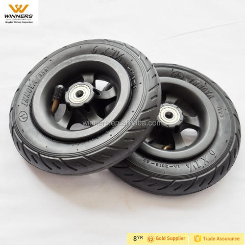 12 Inch Golf Trolley Wheels with EVA Foam Tire - Durable