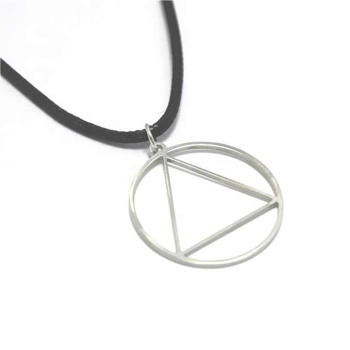 Eminem necklace triangle circle store