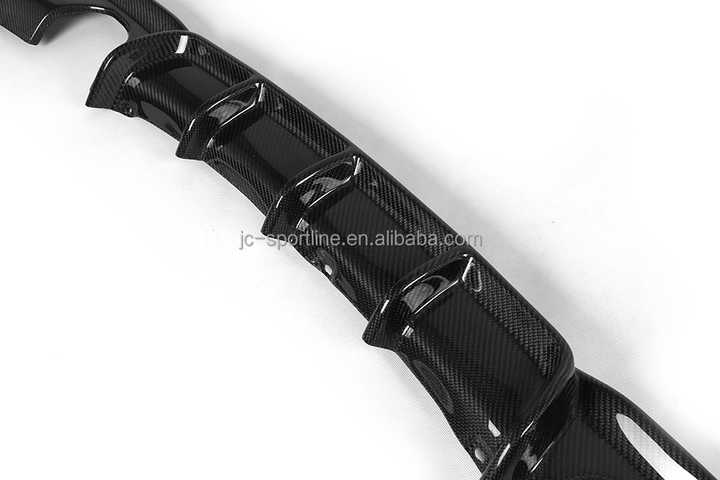 P Style Carbon Fiber F30 Rear Diffuser Lower Lip for BMW F30 325i 328i ...