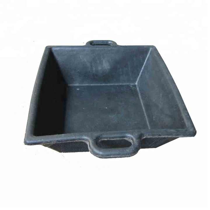 Rectangular Rubber Tubs - Durable 16L Buckets with Handles