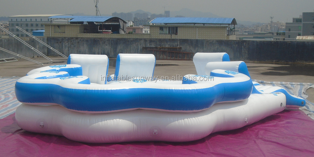 Wholesale Giant Inflatable Rafts and Islands Durable PVC Material ...
