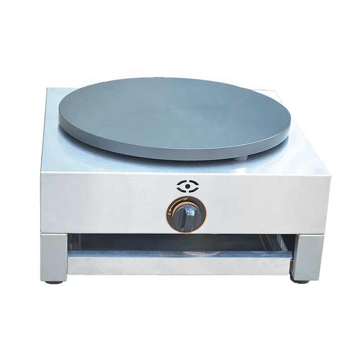 Gas SINGLE Plate Crepe Machine Snack Electric Hot Plate Crepe Maker ...