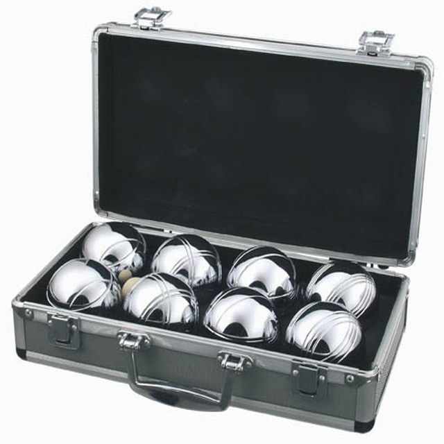 Metal Chromed Boules Set in Aluminium Case - OEM Petanques Balls