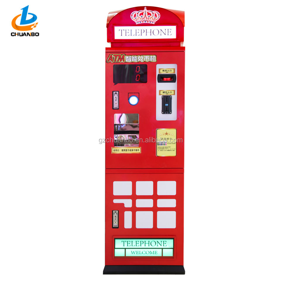 Coin Changer Coins Exchange Machine Plush Game Machine