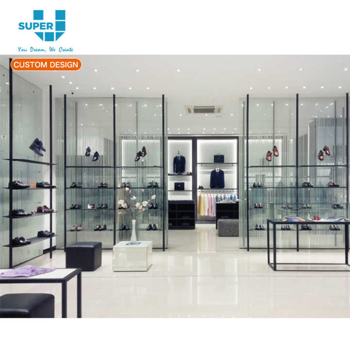 Glass Shoe Rack Display - Enhance Retail Store Appeal