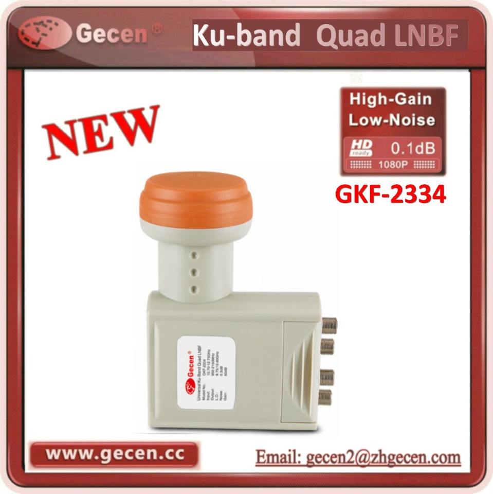Gecen Quad Ku Band Lnb With High Gain Model GKF-2334| Alibaba.com