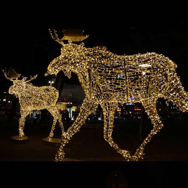 Giant LED Christmas Animal Sculptures - Brighten Your Holidays